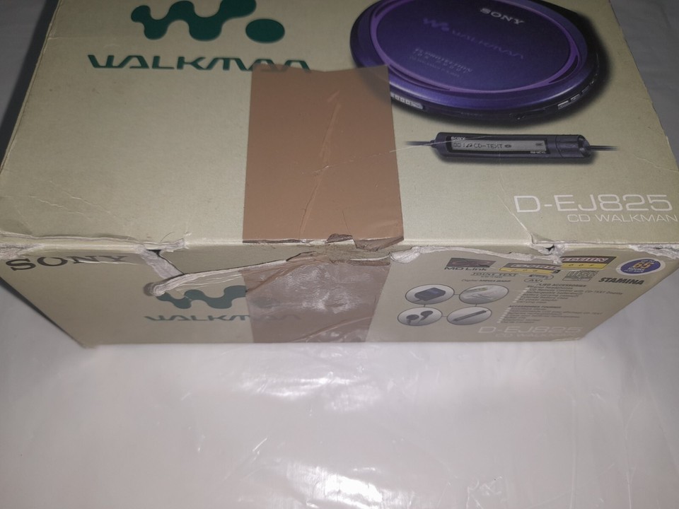 SONY D-EJ825 Slim CD Walkman / Discman / Portable CD Player - Purple ...