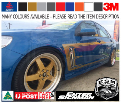 VF HOLDEN COMMODORE SEDAN ESM MUSCLE STRIPE 3M-50 | eBay Australia