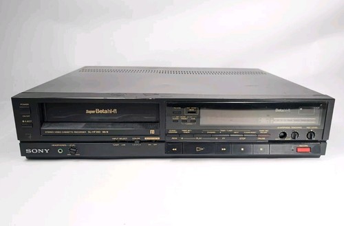 Sony Super Betamax Beta Player Model SL-HF36 Powers On, Untested | eBay