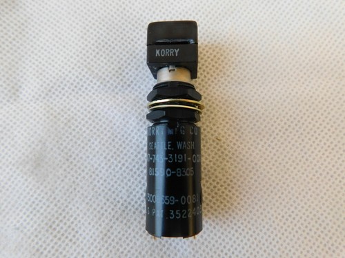 Korry Electronics Aircraft Light Indicator Part No: 347-743-3191-001 ...