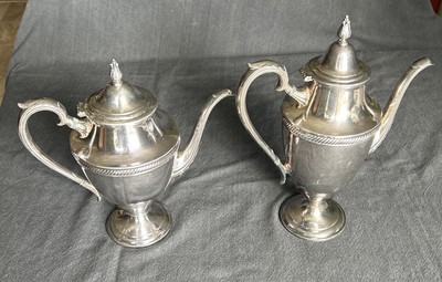 Vintage CASTLETON Silver Plated Coffee and Teapot #801 & #802 | eBay