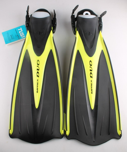 Palmes De Plongée Tusa Imprex Duo Fin Medium M Jaune Ouvert Heel ...
