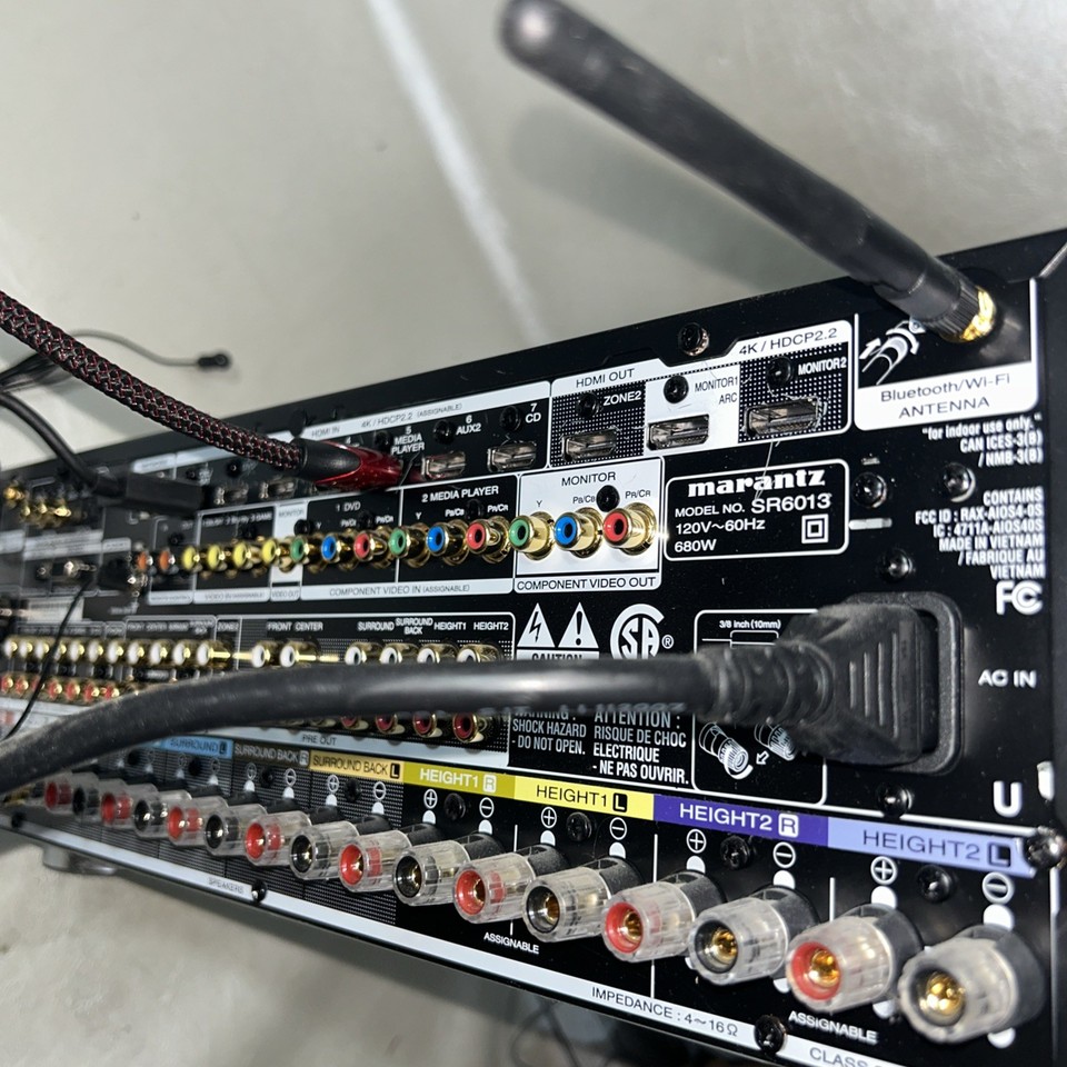 Marantz SR6013 AV Surround Receiver 9.2 Channel Full 4K Ultra HD NO ...