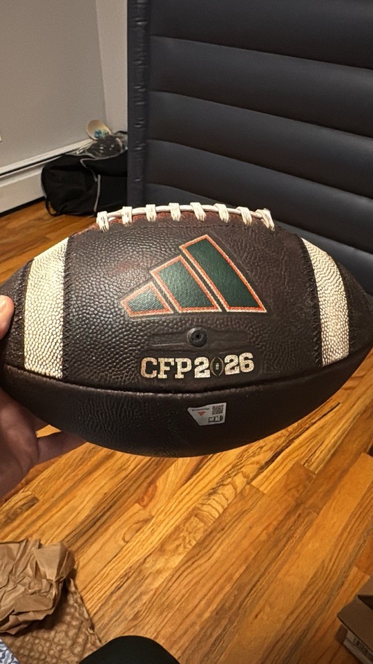 Game Used Football from CFP National Championship January 19, 2026 | eBay