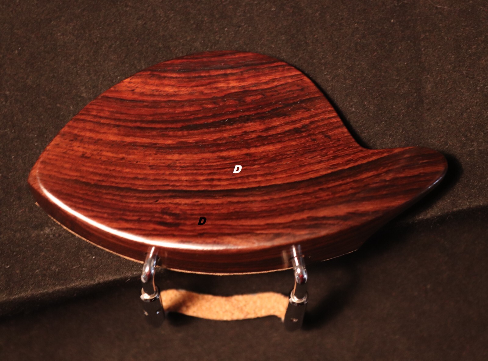 1 piece Violin Rosewood Dresden Style Chin Rest 4/4 with Standard ...
