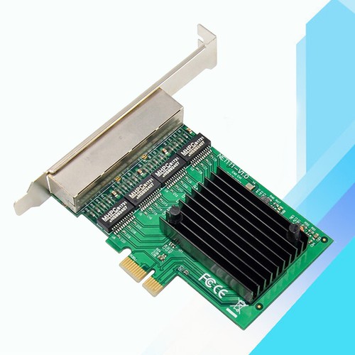 4Port Gigabit Mini PCI-e PCIe Network Adapter Card NIC Realtek RTL8111F ...