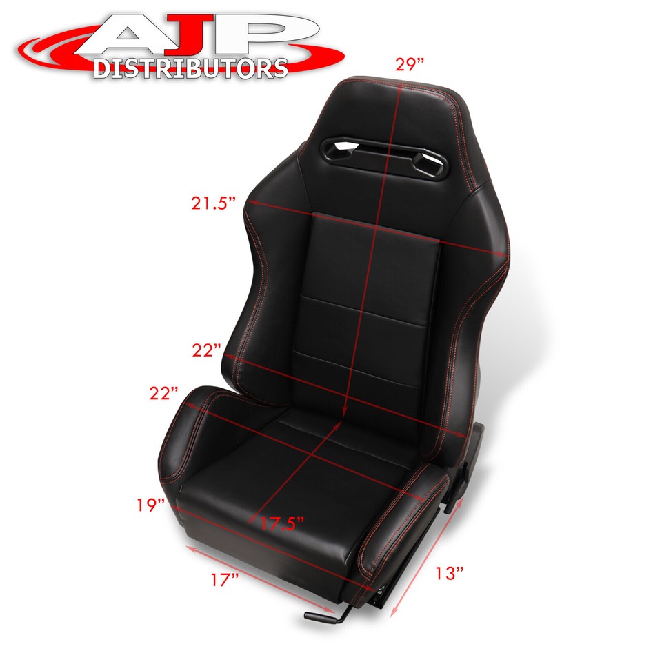 Universal Reclinable Bucket Seats Chairs Luxury Interior Slider Rails ...