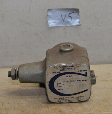 Hydraulic - Variable Volume Hydraulic Pump