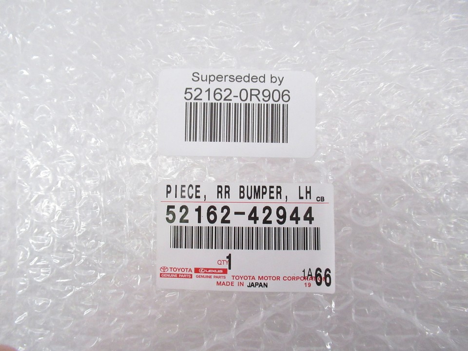 GENUINE TOYOTA RAV4 2019-2023 LEFT REAR BUMPER PIECE SIDE PANEL OEM ...