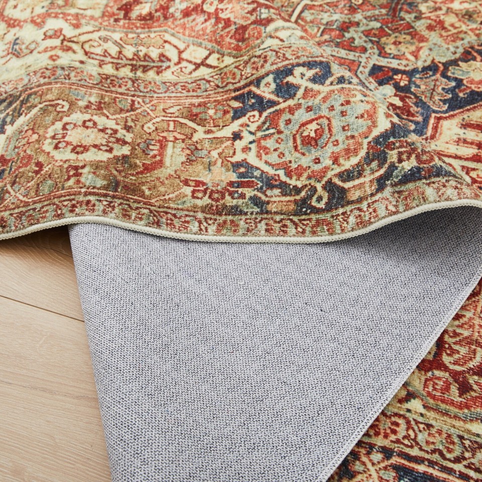 Large Traditional Rugs Living Room Bedroom Carpet Non Slip Hallway ...