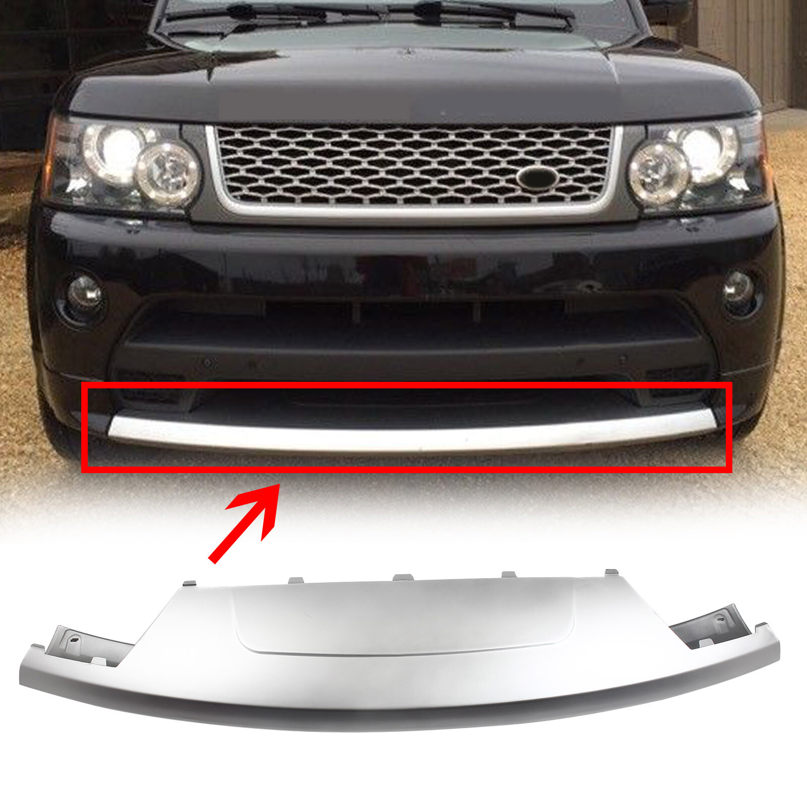 Front Lower Bumper Guard Cover For Land Rover Range Rover Sport L320 ...