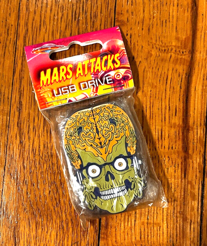 Mars Attacks OFFICIAL 8GB USB Alien Invader Flash Drive | eBay