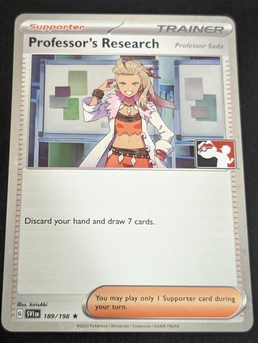 Professor's Research Sada 189/198 - Stamped Cosmos Holo - Prize Pack 3 ...