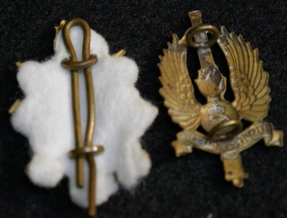 Cold War Era Danish Visor Beret Cap Insignia Signals Original Militaria ...