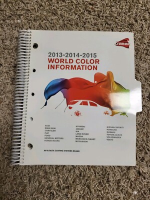 NOS Dupont Axalta World Color Information Paint Chip Book 2013-2014 ...