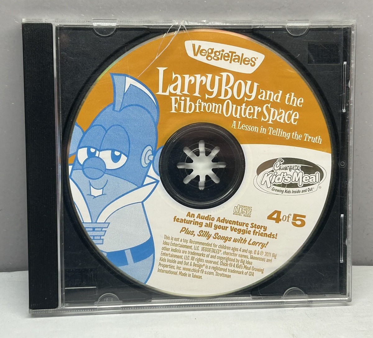 Veggietales Larryboy And The Fib From Outer Space Part 1 Pre Owned