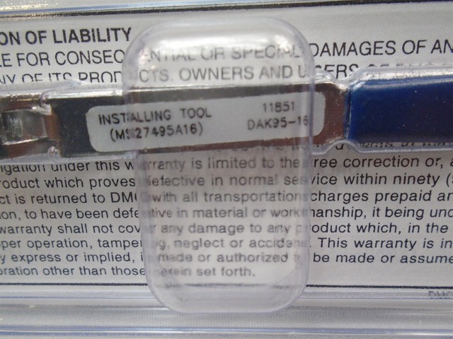 DMC Drk95-16 Removal Tweezer Ms27495r16 Daniels Manufacturing ...