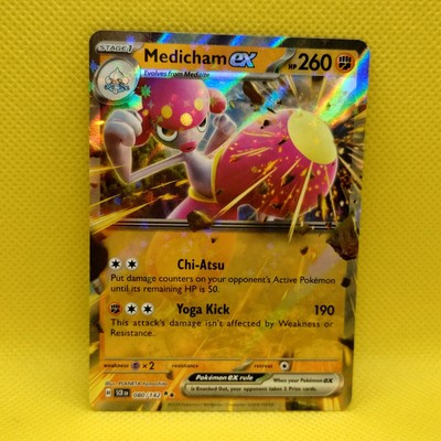 Medicham EX 080/142 Double Rare Star Holo Pokémon TCG Stellar Crown ...