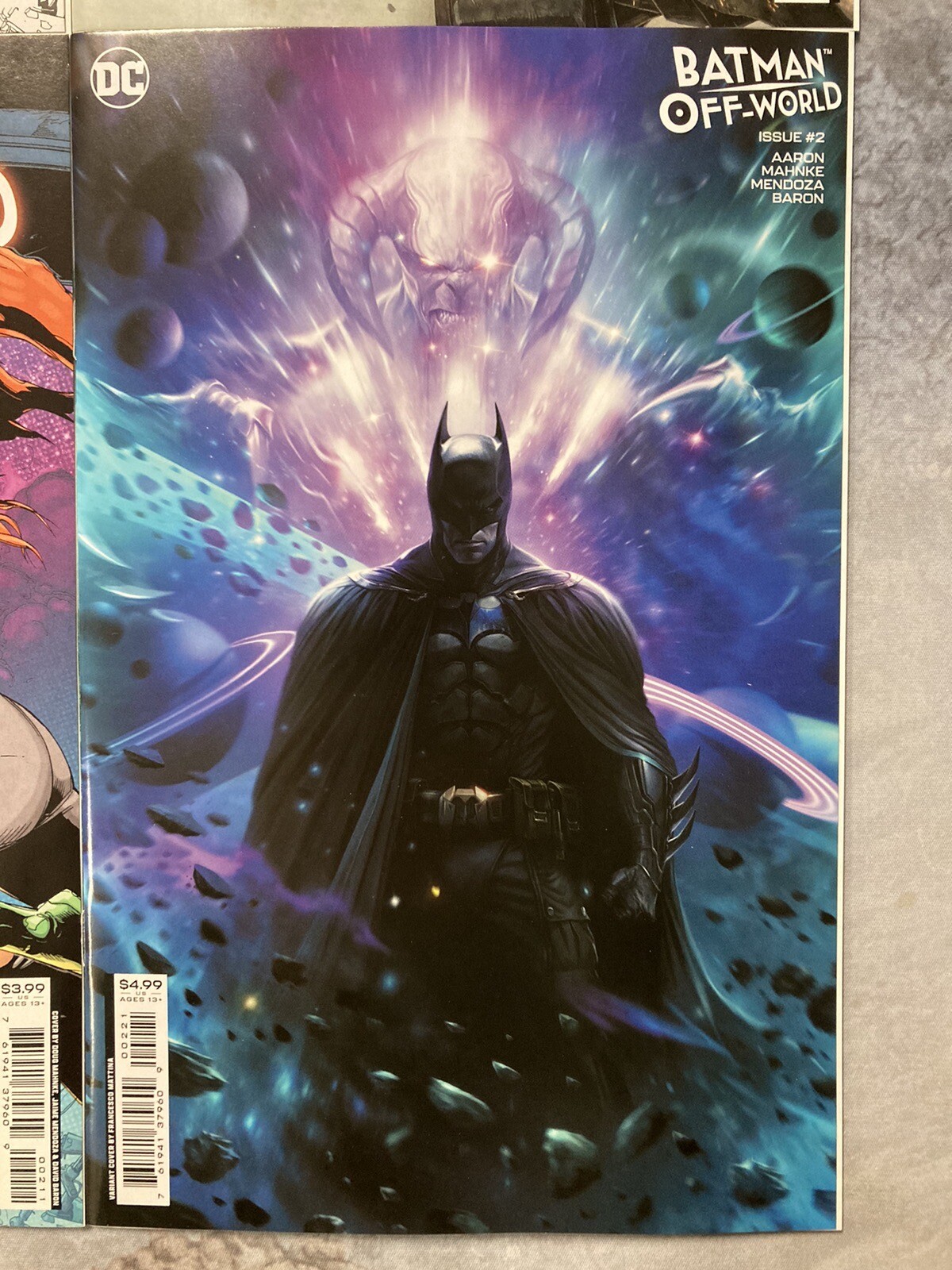 BATMAN OFF-WORLD #2 SET OF 3 1:25 MENDOZA HOMARE MATTINA VARIANT DC ...