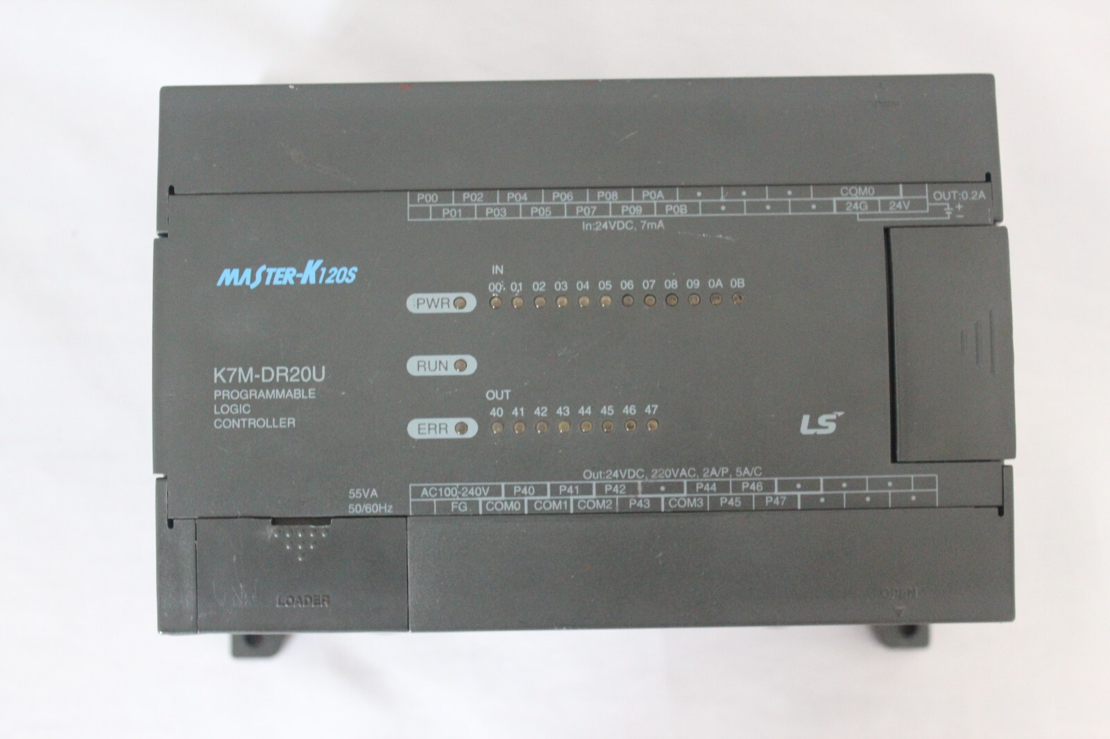 Master-K120S PLC Model K7M-DR20U Input 12 Output 8 10k step New! | eBay