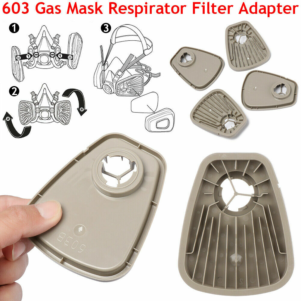 603 Filter Adapter Platform For 3M 6000 7000 Series Gas Face Guard KN95 ...