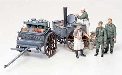New Tamiya 35247 German Field Kitchen Scenery 1/35 Scale Kit from Japan ...