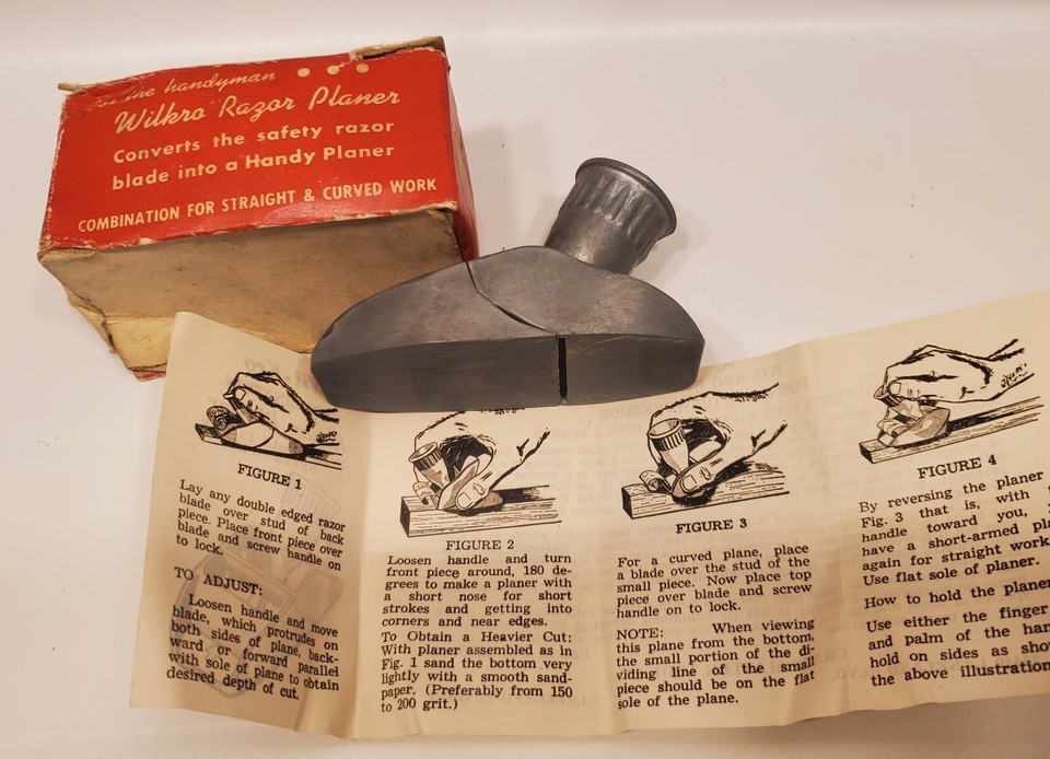 WIL-KRO Vintage Combination Razor Planer Pat.No. 2289504 | eBay