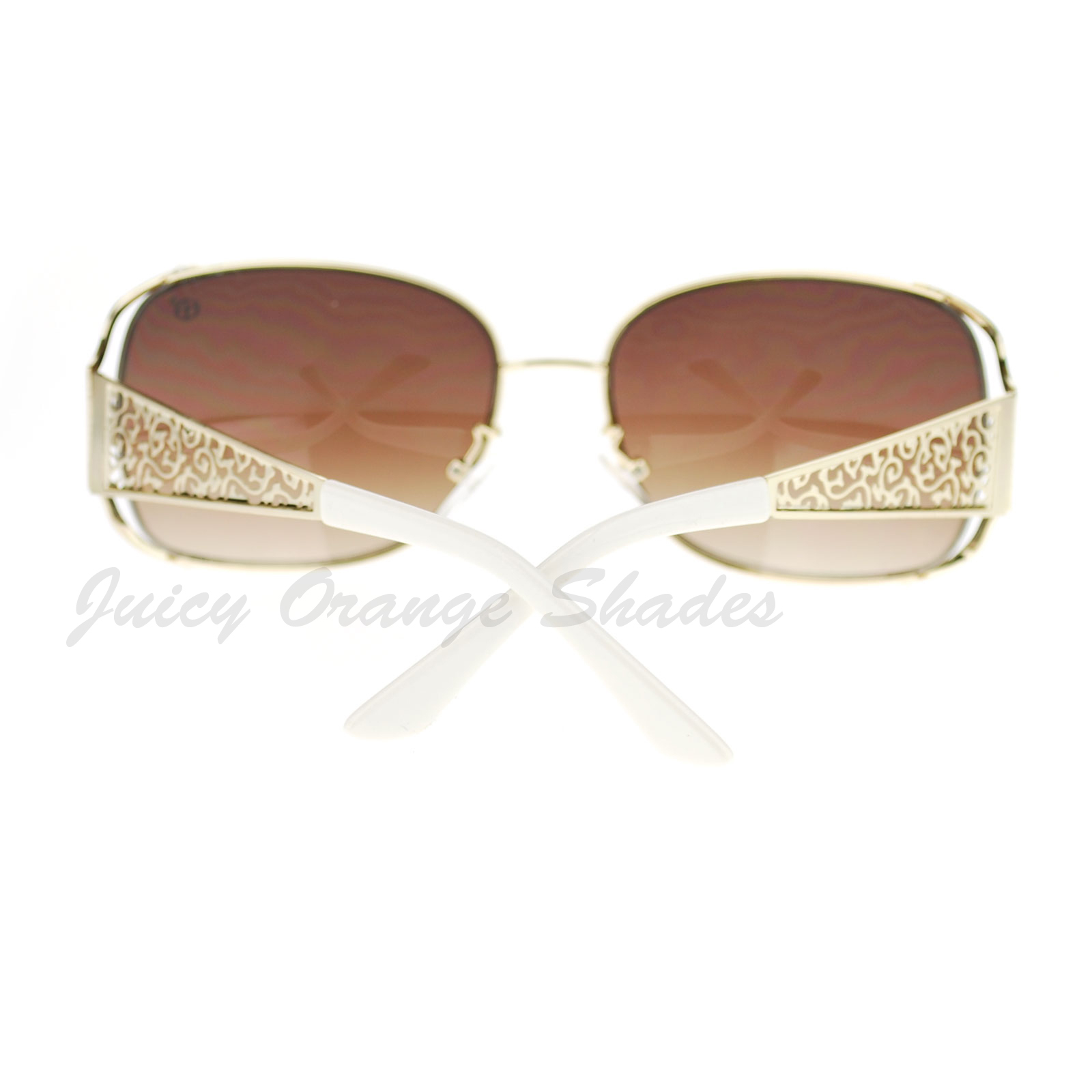 Vintage Fashion Womens Sunglasses Rectangular Open Side Frame | eBay