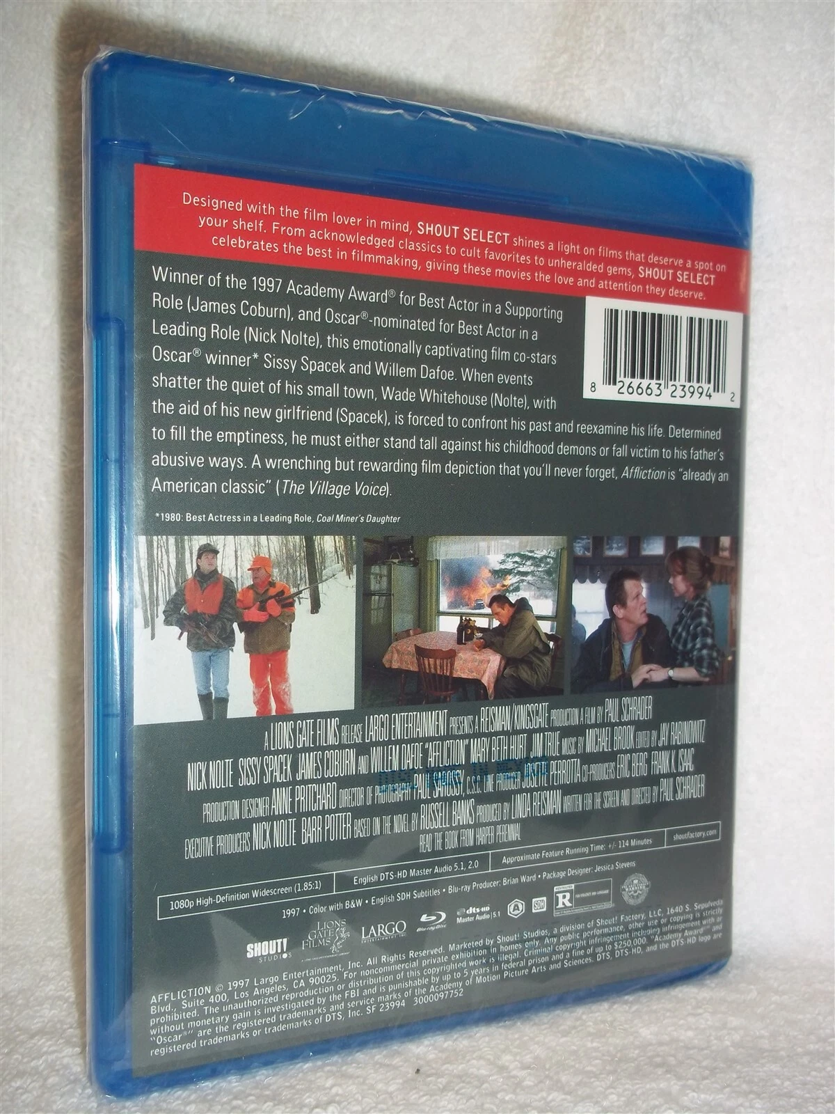 Affliction (1997) Blu-ray (Shout Select) - Page 3 - Blu-ray Forum