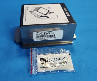IBM X3650 M4 Server CPU Processor Heatsink Cooler Assembly w/Compound ...