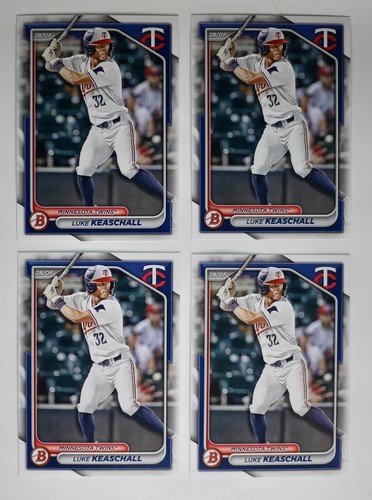2024 Bowman Draft Luke Keaschall (4) Card Prospect Lot Twins #BD-82 | eBay