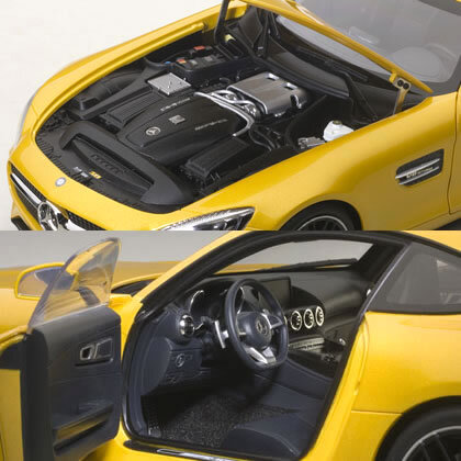 AUTOART MERCEDES BENZ AMG GT-S SOLARBEAM/YELLOW ORANGE 1:18 NEW Japan ...