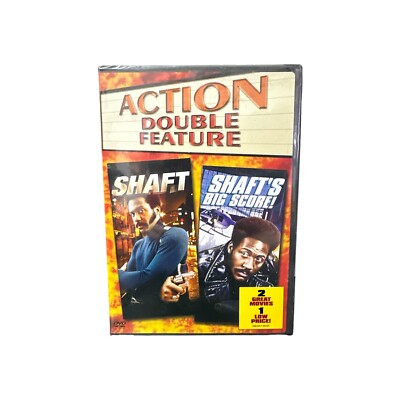 Shaft Two Pack (DVD, 2005, 2-Disc Set) Action Double Feature Big Score ...