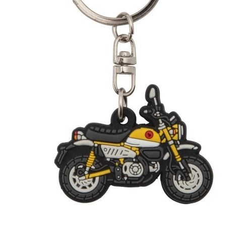 Honda Monkey Rubber Keychain Genuine Honda product Japan | Yellow | OE JP