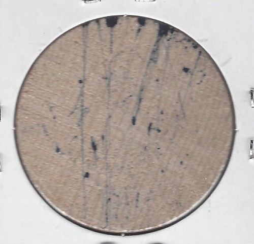 HANKISON, Corporate Logo Token, INK ON BACK, Token/Coin/Chip, Wooden ...