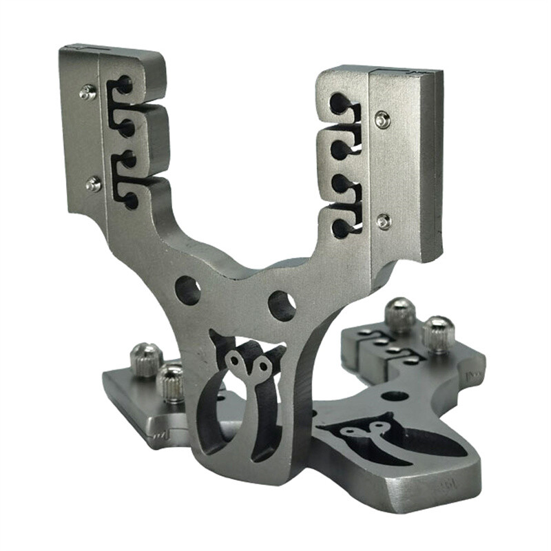 Owl Bow Head Round Leather Flat Leather Dual Purpose Stainless Steel ...