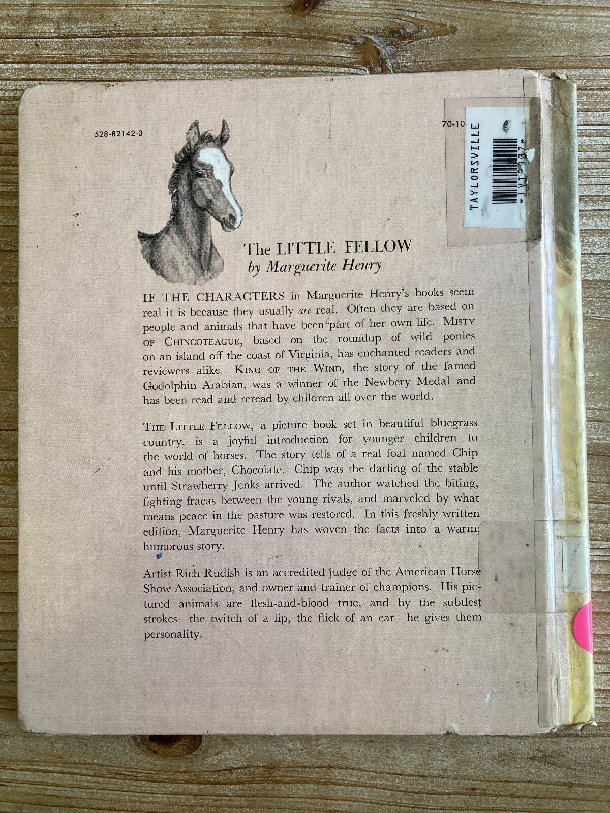 The Little Fellow, Second Printing, Marguerite Henry, Rich Rudish, 1975 ...