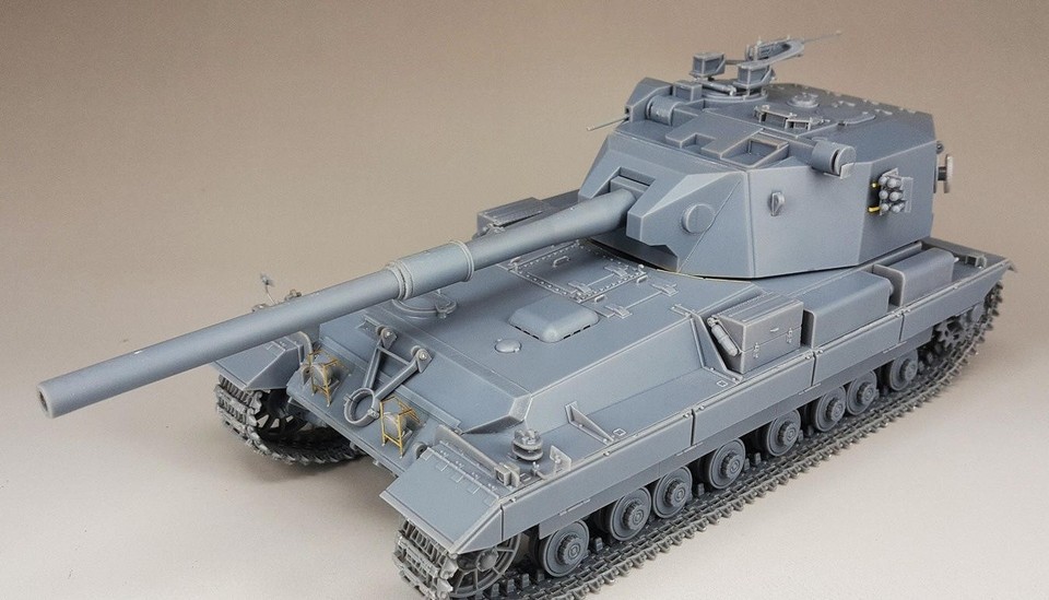 Amusing Hobby AH 35A008 1/35 British Tank Destroyer FV215B-183 Brand ...