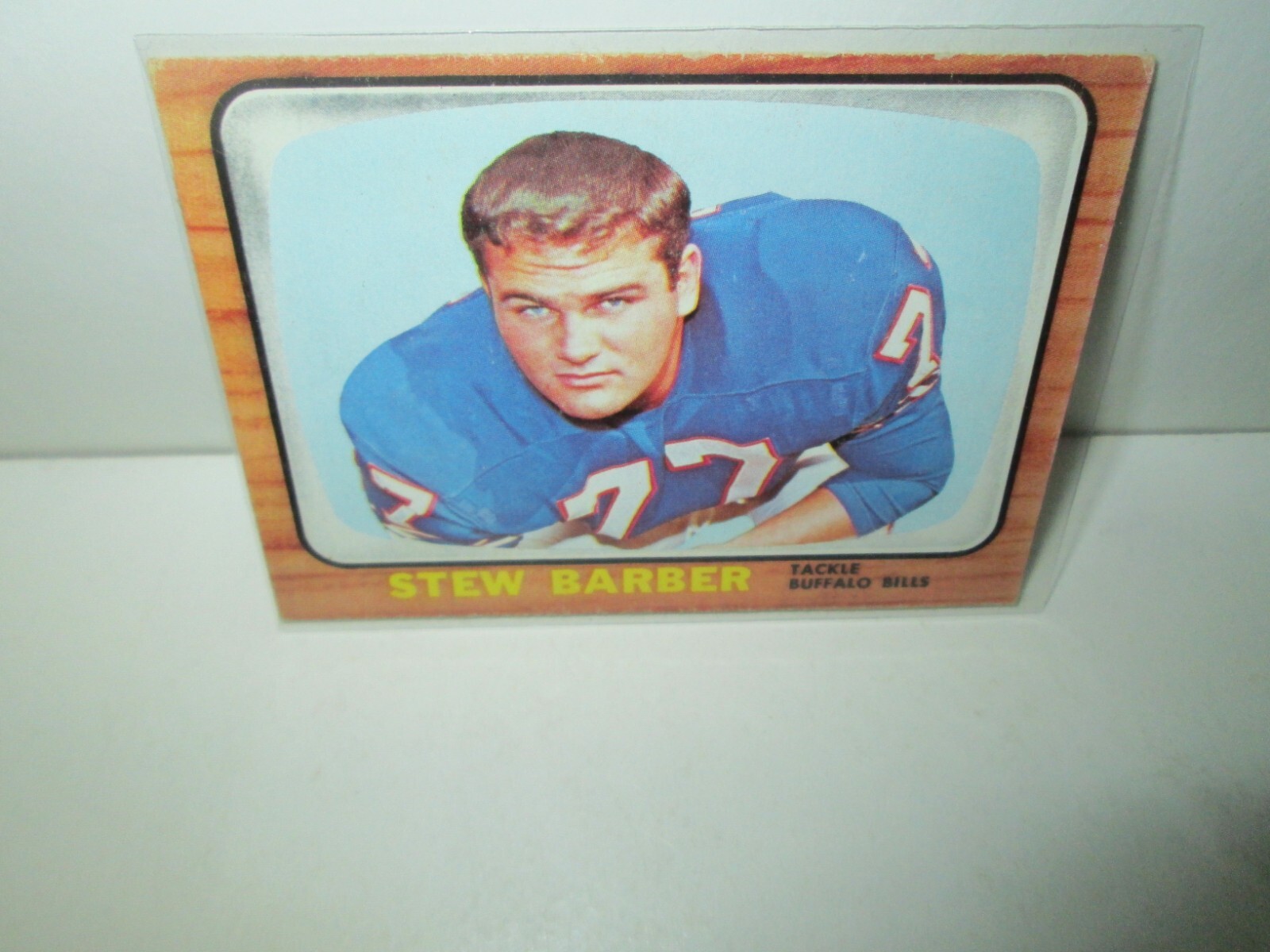 STEW BARBER 1966 VINTAGE CARD Topps #16 Penn State BUFFALO BILLS Exc | eBay