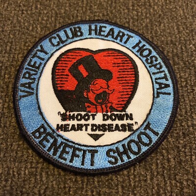 VTG VARIETY CLUB HEART HOSPITAL Benefit Shoot For Heart Disease Sew On ...