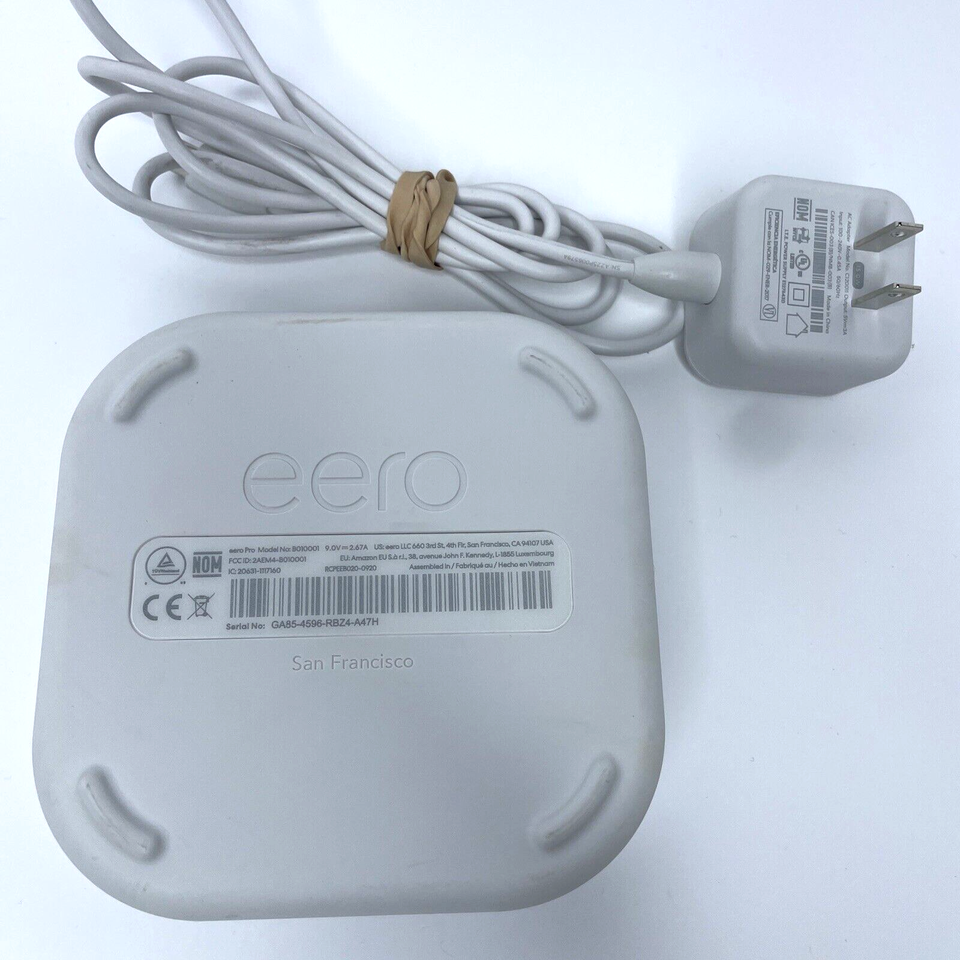eero Pro B010001 2nd Generation AC Tri-Band Mesh Router - White ...