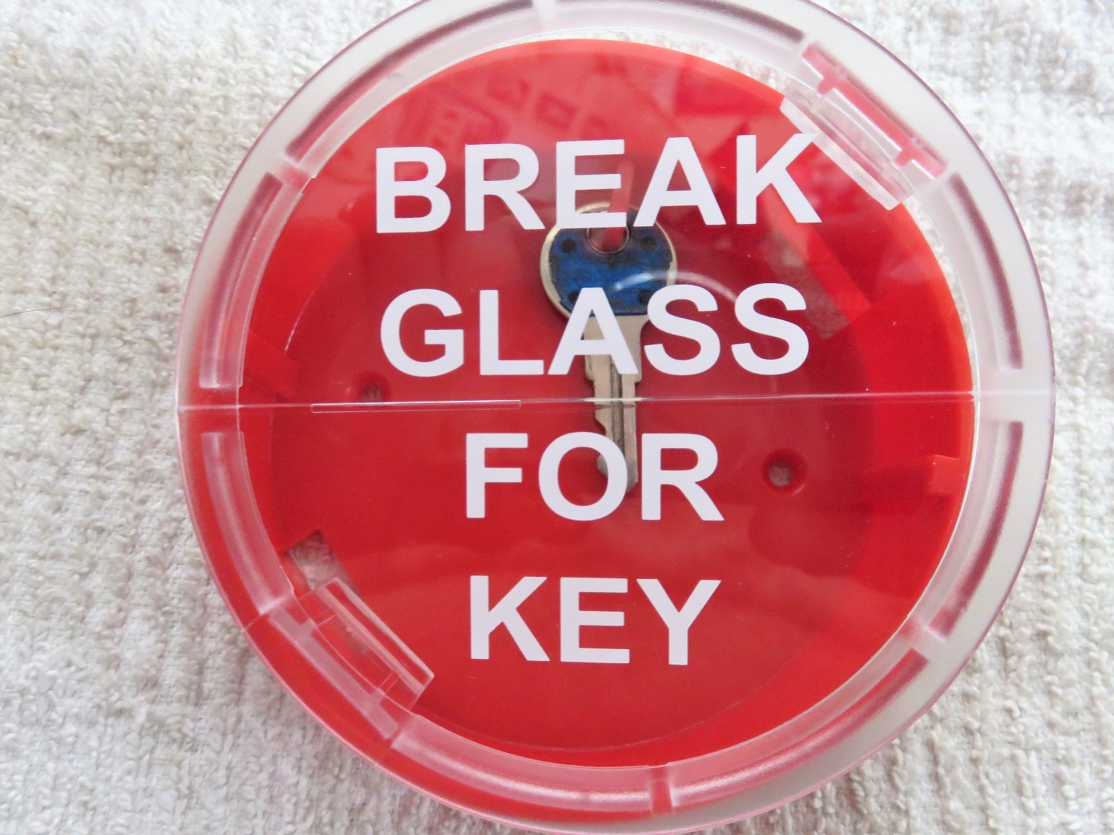 🔥🧯Break glass "KEY BOX" ABS Plastic...4 1/4" diameter 🔥🧯 | eBay
