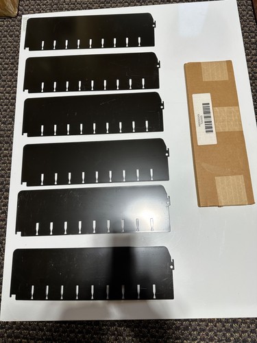 BRAND NEW 6 Meridian / Herman Miller file drawer dividers 16" 1/4 x 4 ...