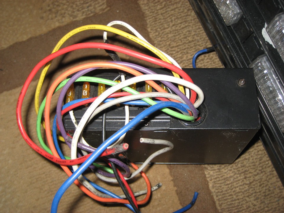 Code 3 PSE 12VDC 6 Position Light Switch Box w/ 3 Level Lighting Option ...