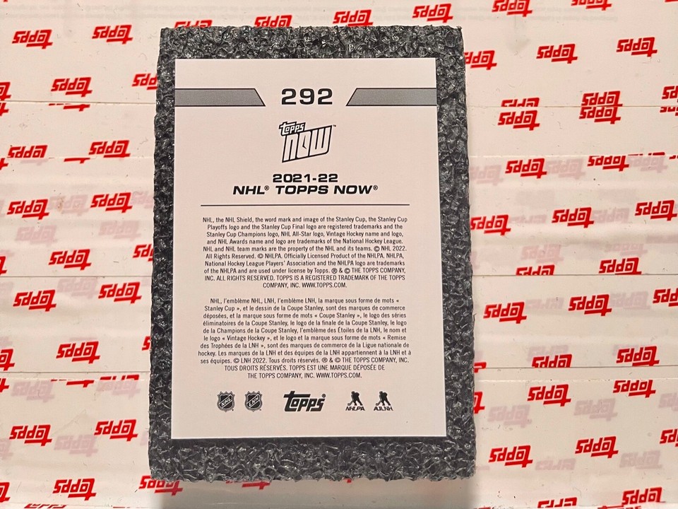 2021-22 NHL Topps NOW® Sticker #292 🥅 Stuart Skinner 🥅 First Career ...