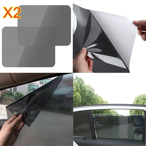 Side Window Sunshade Sun Shade Sticker Windshield Net Mesh Film UV ...