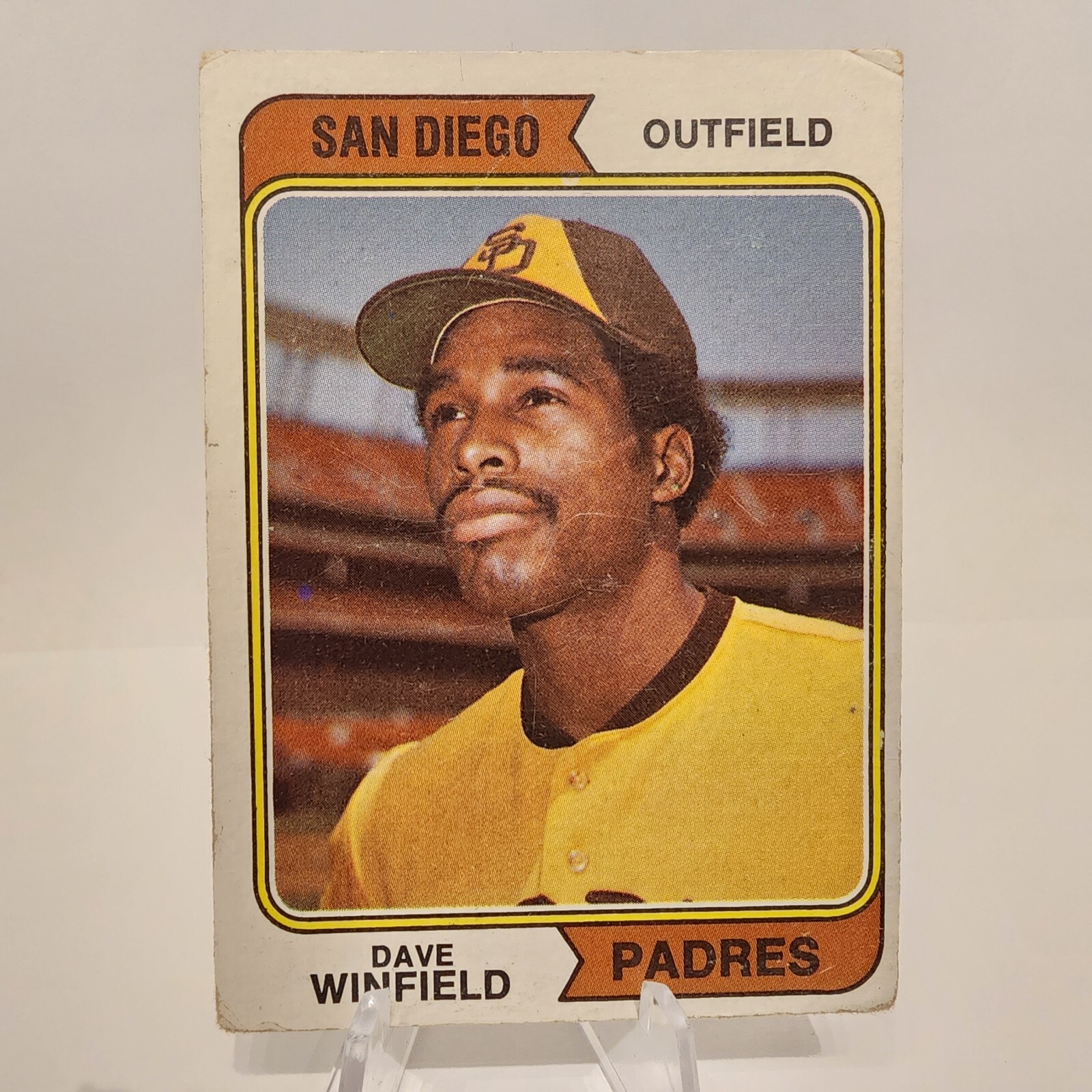 1974 TOPPS BASEBALL #456 DAVE WINFIELD (RC)(HOF) ROOKIE CARD | eBay