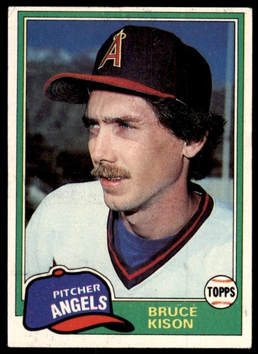 1981 Topps Baseball Card Bruce Kison California Angels #340 | eBay