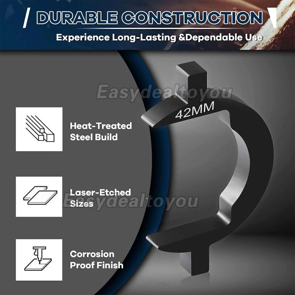 13PCS Inner Tie Rod Removal Tool Kit Adapters 1/2 Inch Drive Tube Tie ...