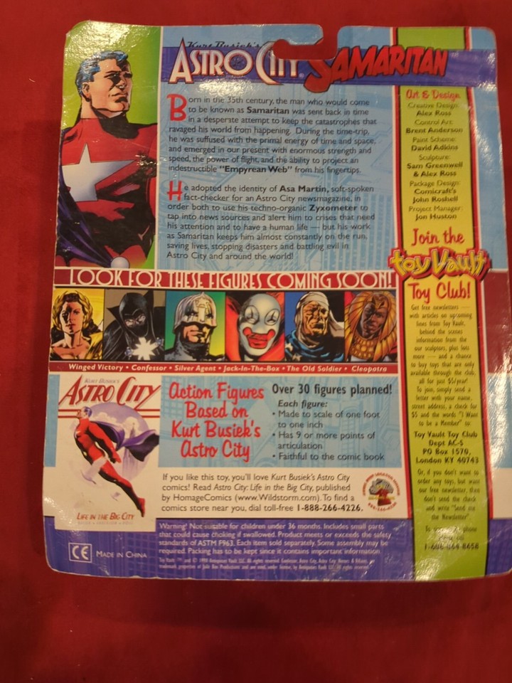 Astro City SAMARITAN Action Figure 1998 ZJ Toys -4- | eBay